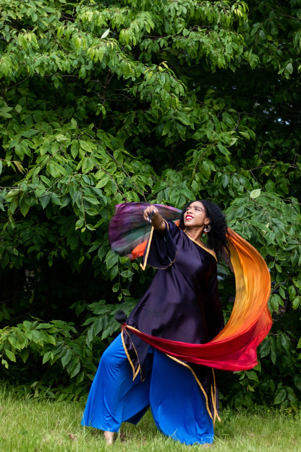 Prophetic Silk Veil Poi 2 in 1 VEIL POI - Etsy