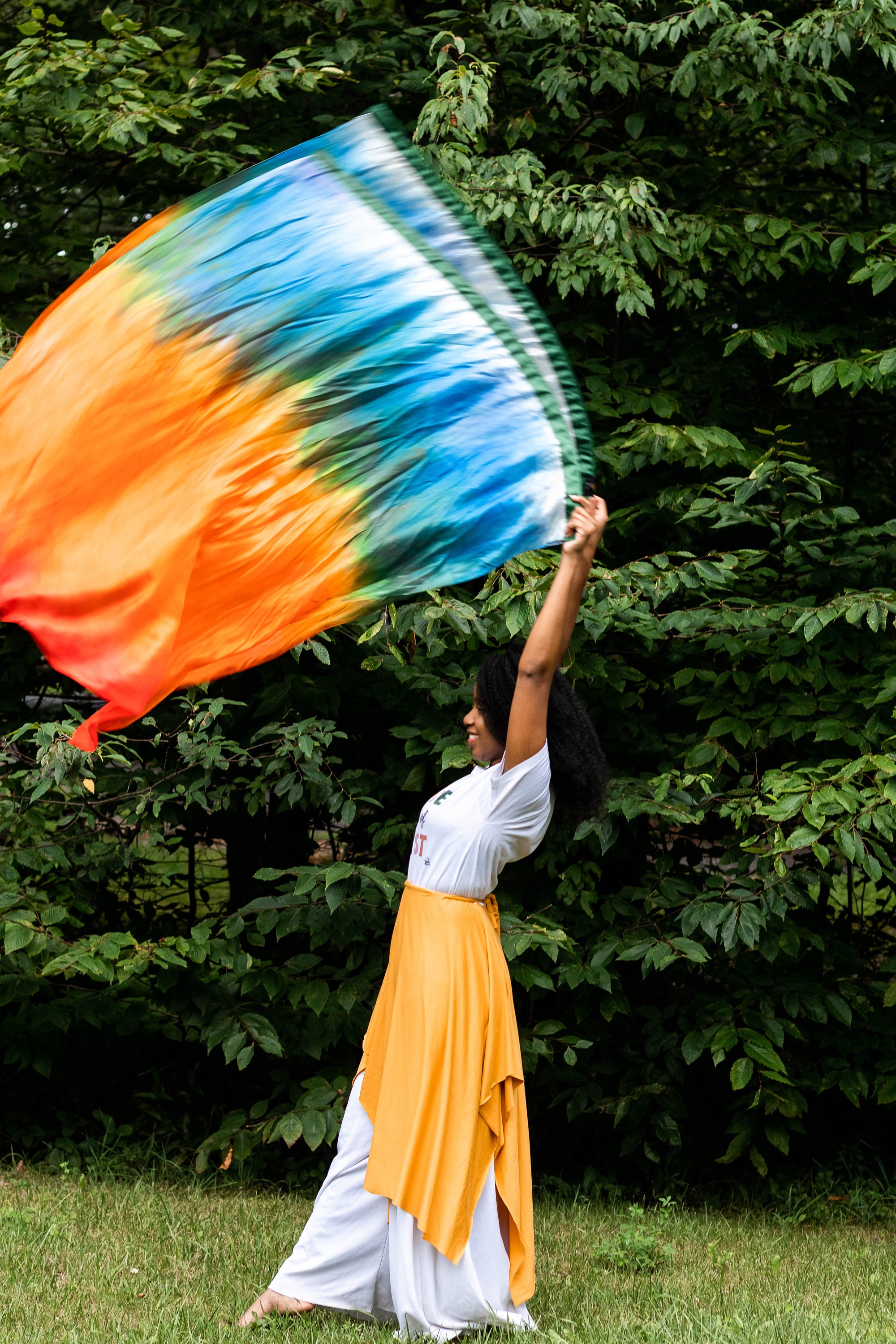 UNDER THE WING - Silk Worship Flags - Praise Flags - Worship Flags Set ...