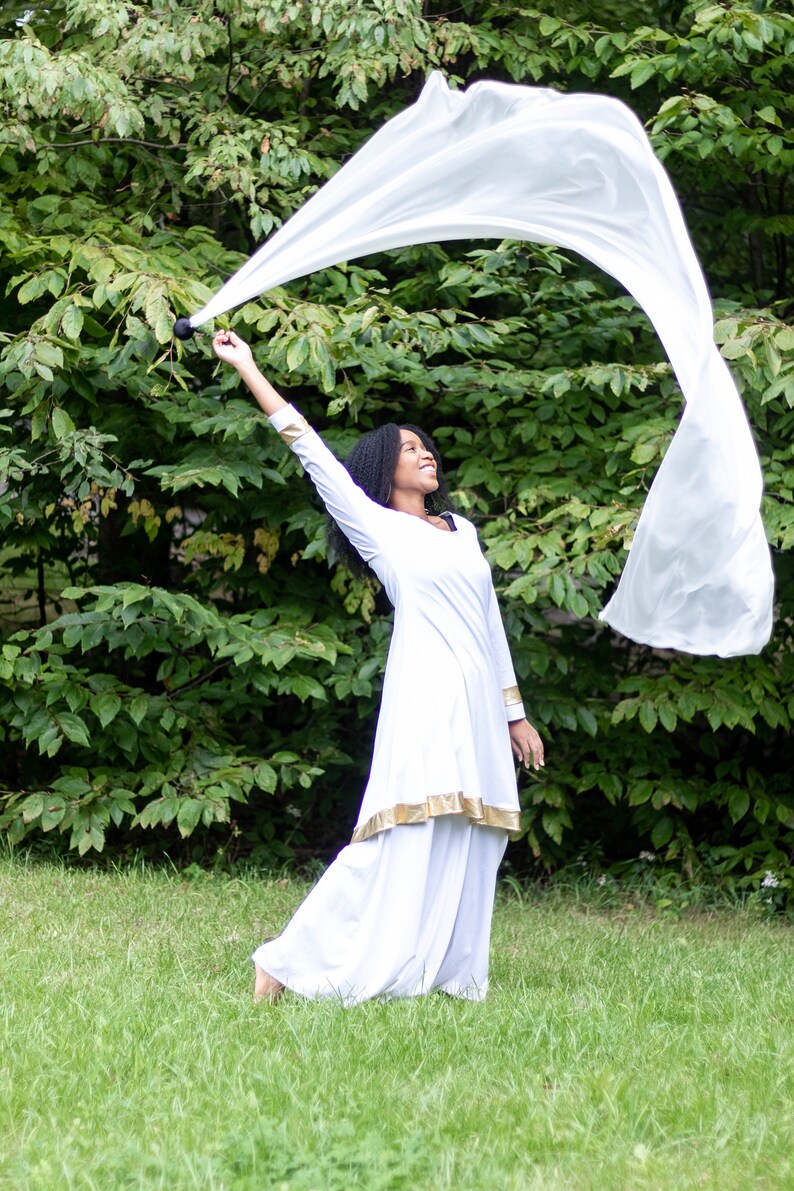 BRIDE OF CHRIST Dance Veil Silk Veil Poi 2 in 1 Veil Poi - Etsy