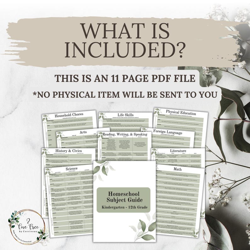 Ultimate Homeschool Subject Guide | Kindergarten-12th Grade | PDF ...