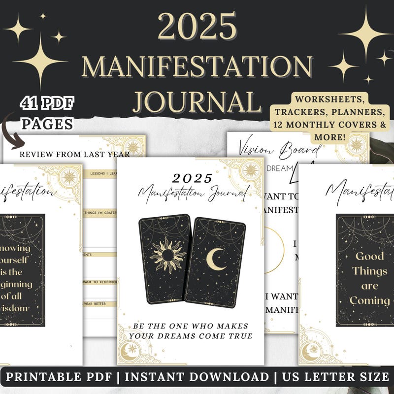 Manifestation Journal - Etsy