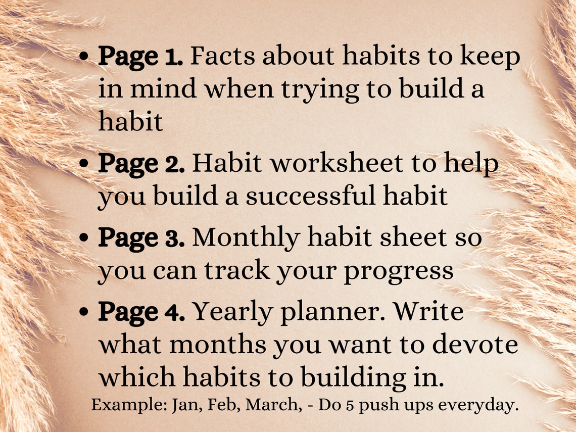 New Year Tracker Habit Tracker Builder Resolutions 2024 Make a Change ...