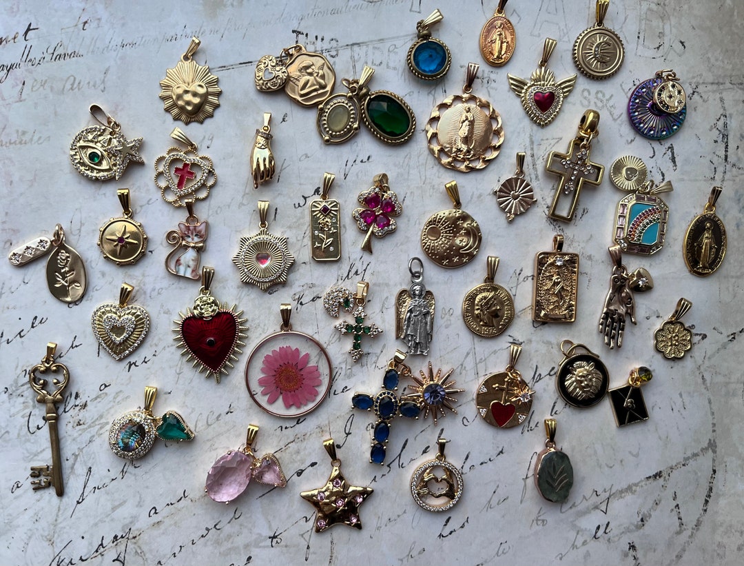 Lovely Golden Vintage Style Charms 18k Stainless Steel Gold Metals ...