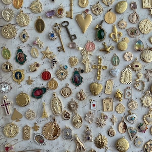 Lovely Vintage Stylish Gold Charms Choose Your 18k Goldfilled Charm ...