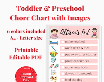 Toddler Get Ready Chart - Etsy