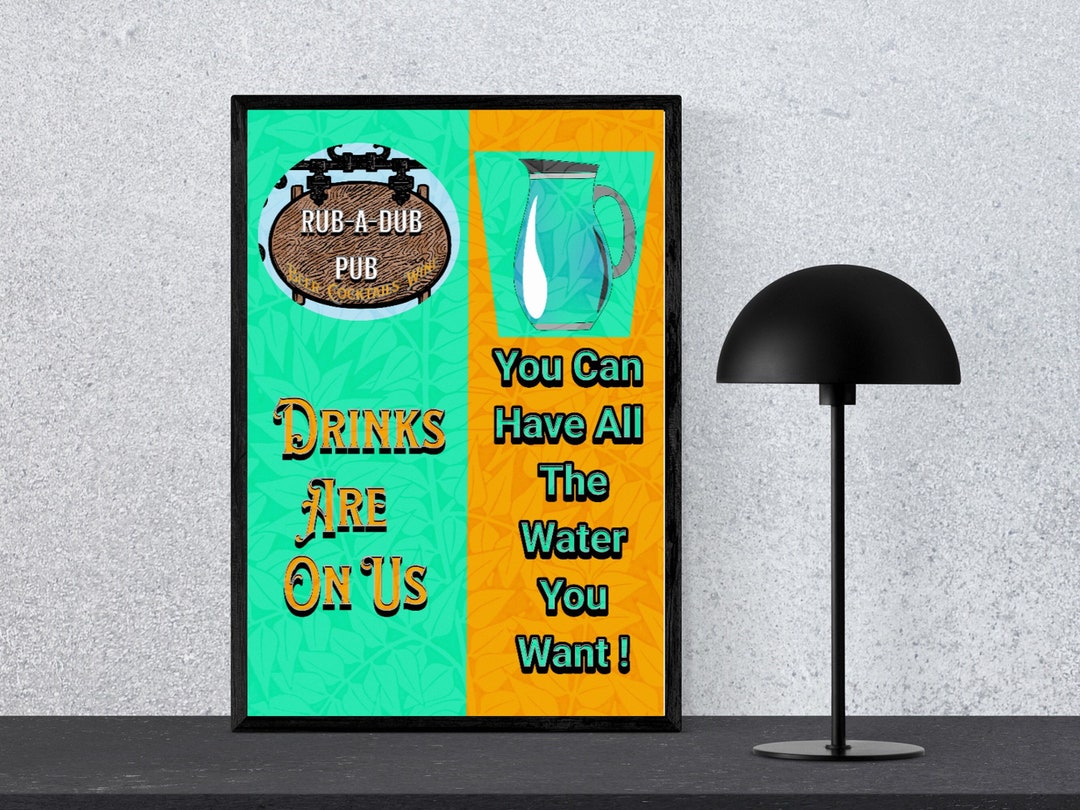 Humorous Bar Poster About Drinking Liquor Sayings for Tavern - Etsy