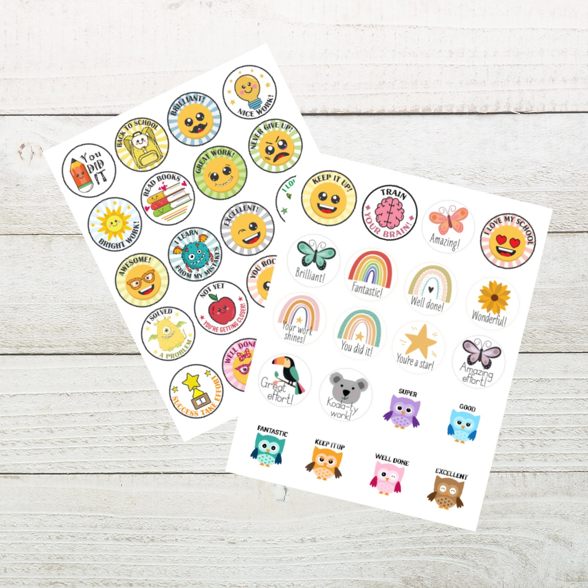 Reward Stickers for Teachers, Good Job Stickers. Awesome Reward Sticker ...
