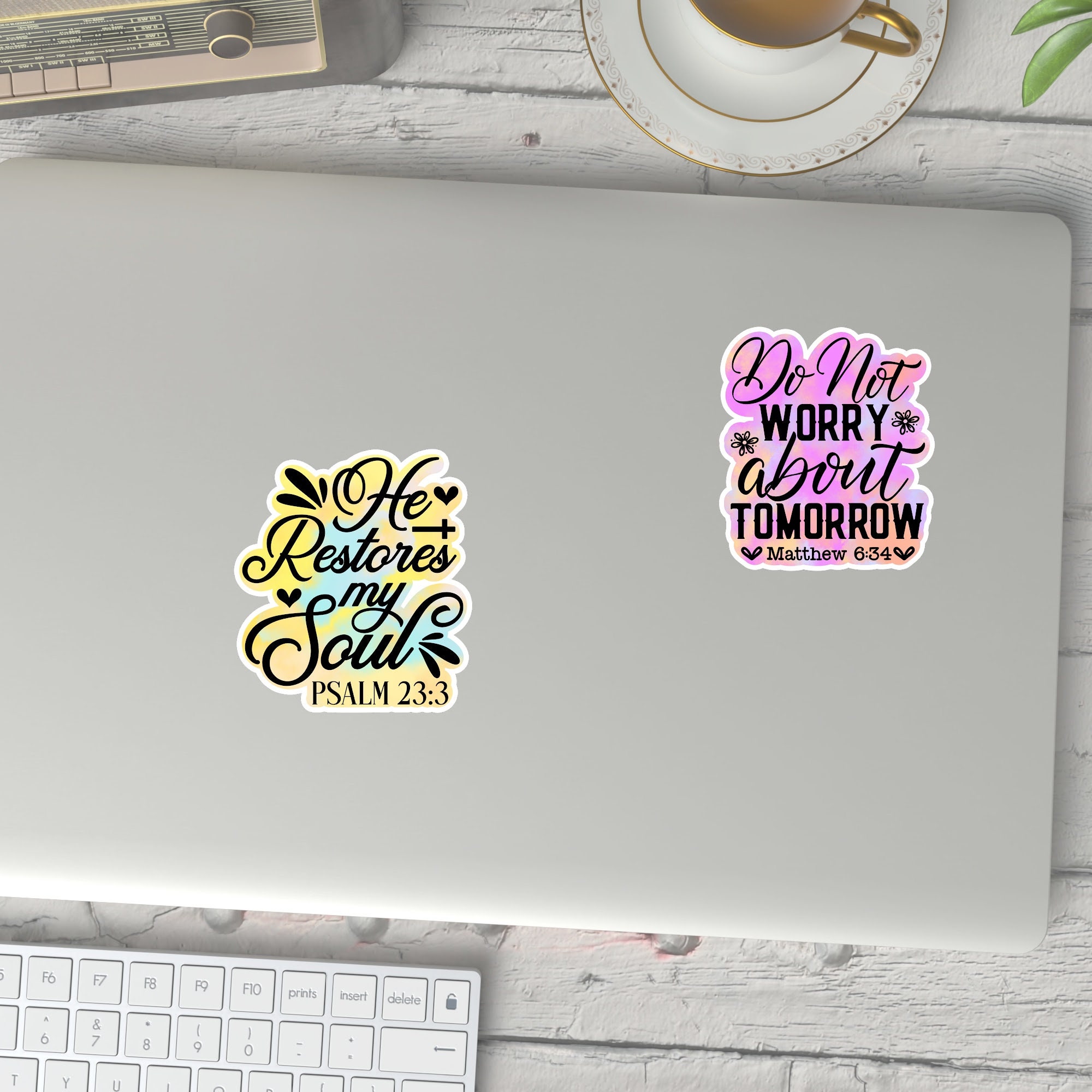 Inspiring Bible Verse Decals. Religious Sticker Inspirational - Etsy