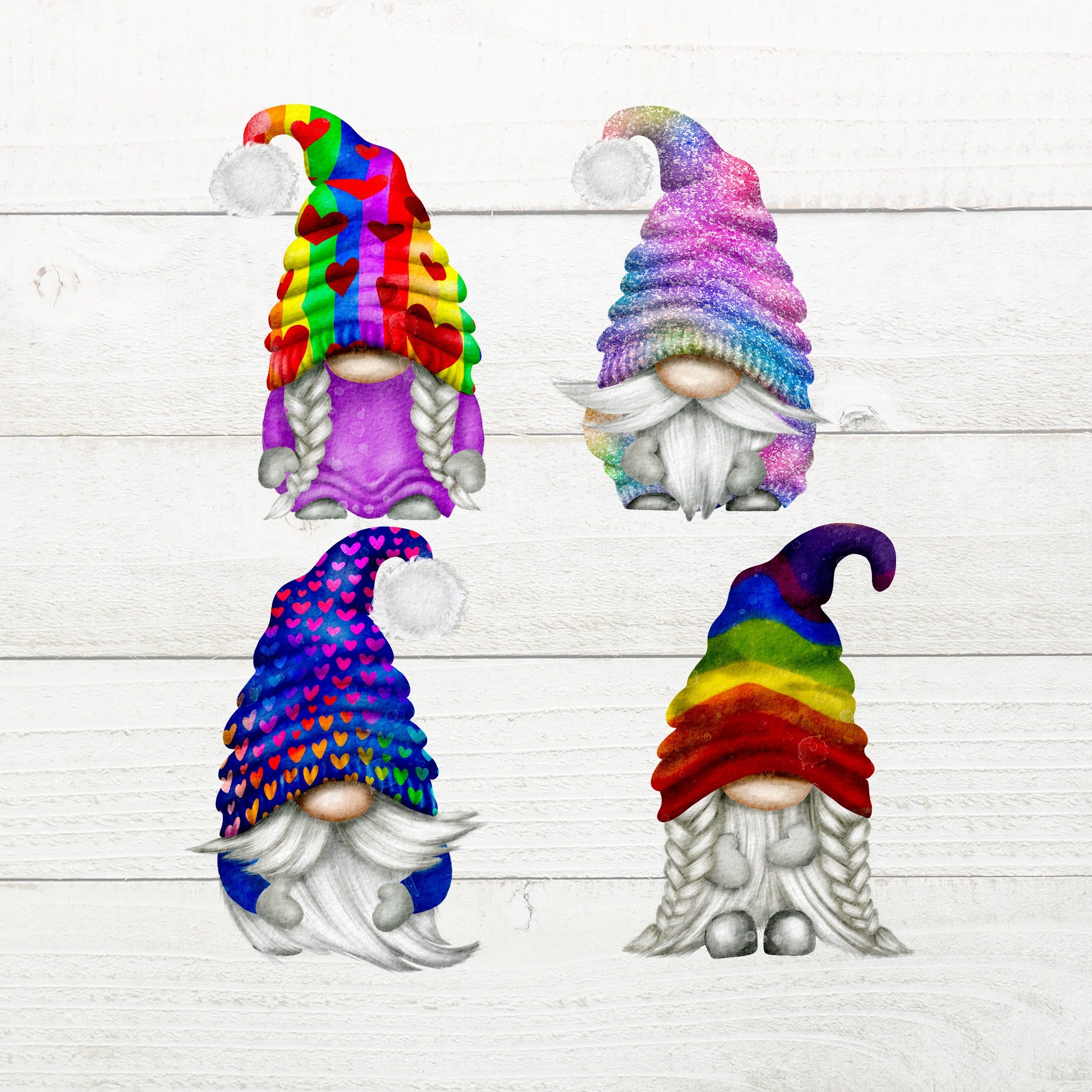 Gnome Sticker Sheet Cute Gnome Stickers Vinyl Gnome - Etsy