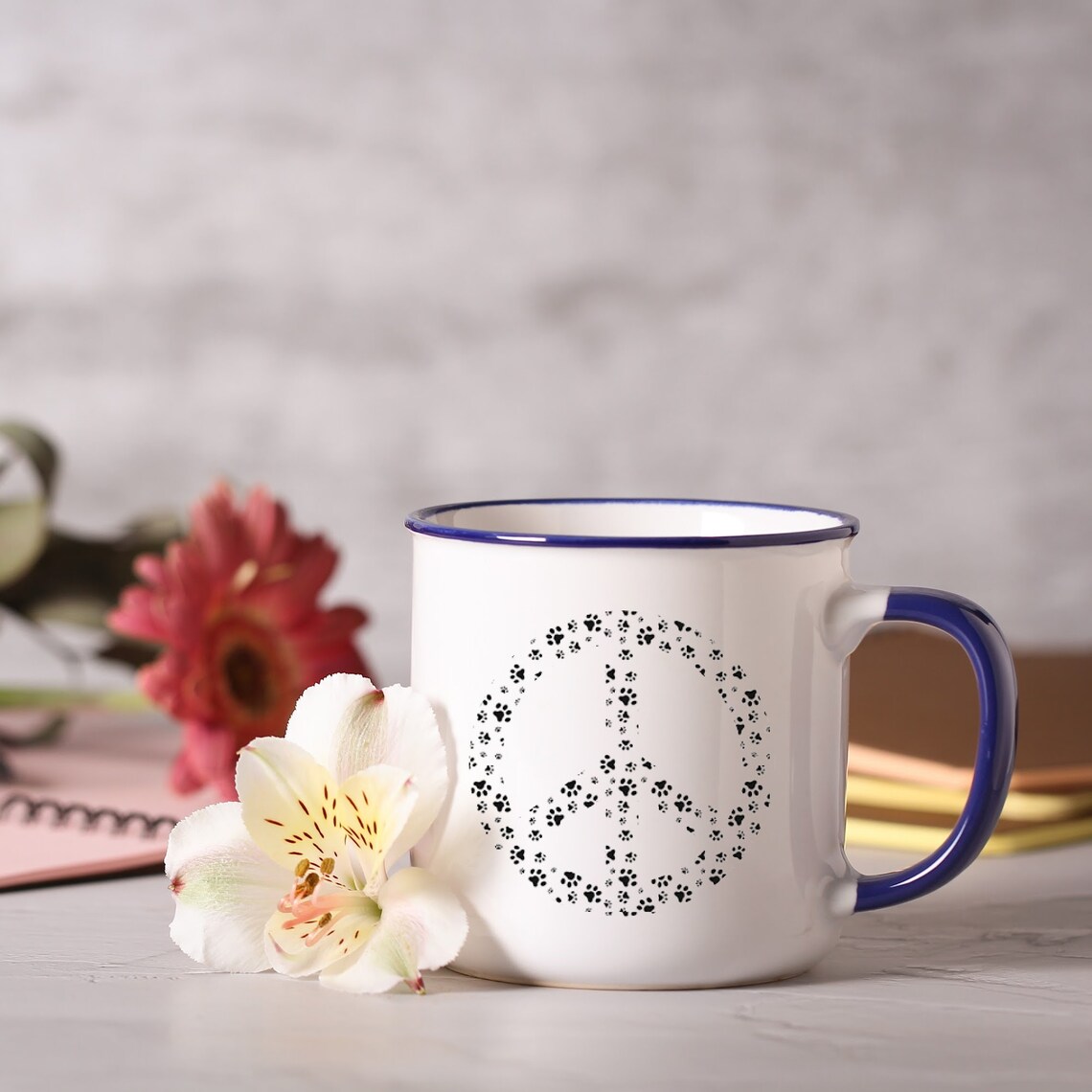 Round Peace Vinyl Decal Written Peace Sign Sticker Peace - Etsy