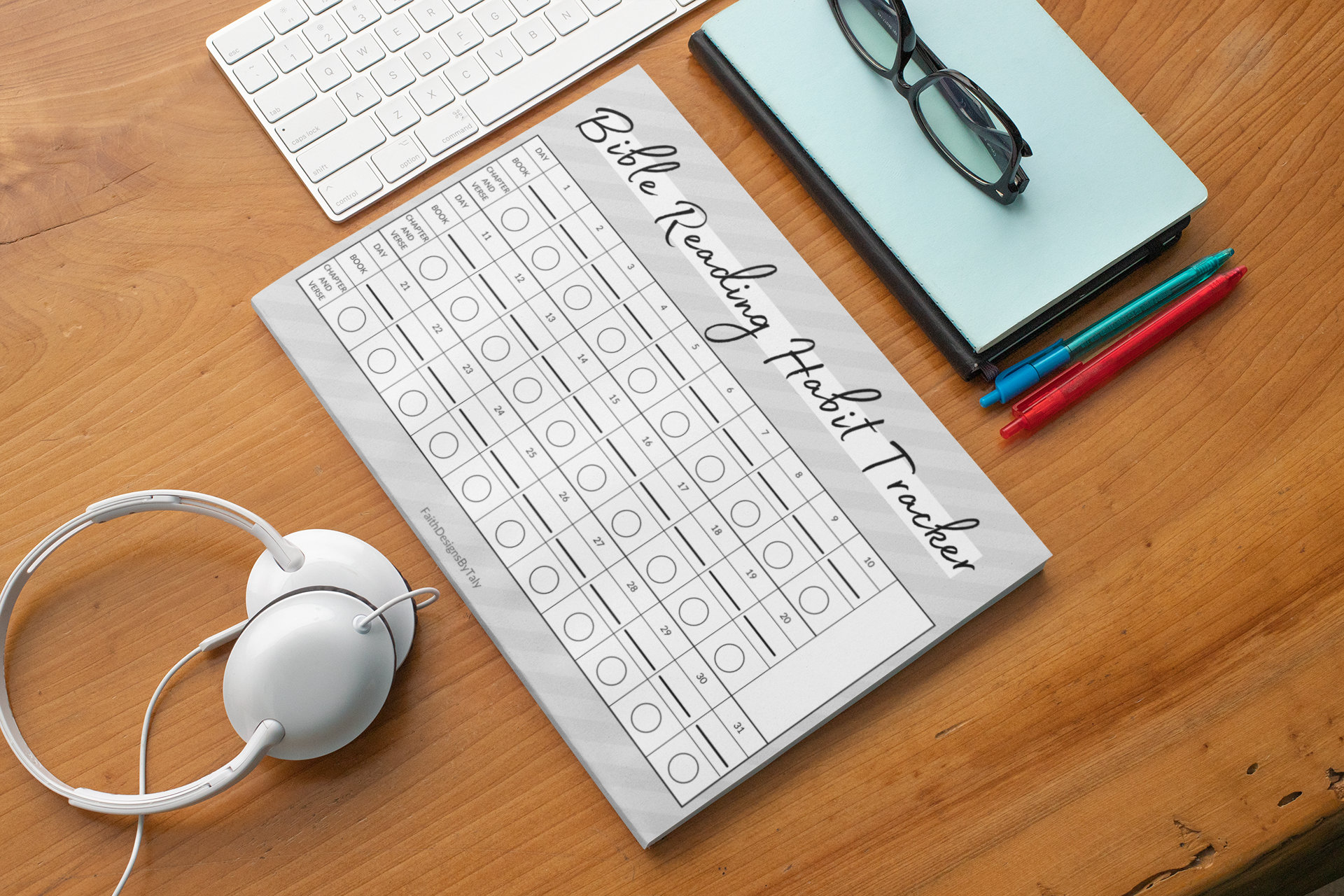 Printable Daily Bible Reading Habit Tracker A4 & A5 - Etsy