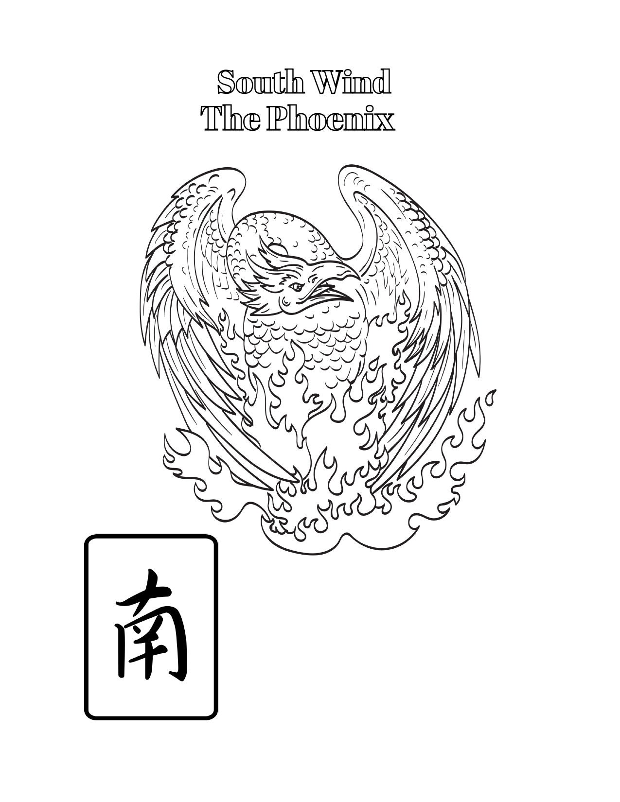 Mahjong Coloring Pages Explores the Symbolism of Mahjong - Etsy