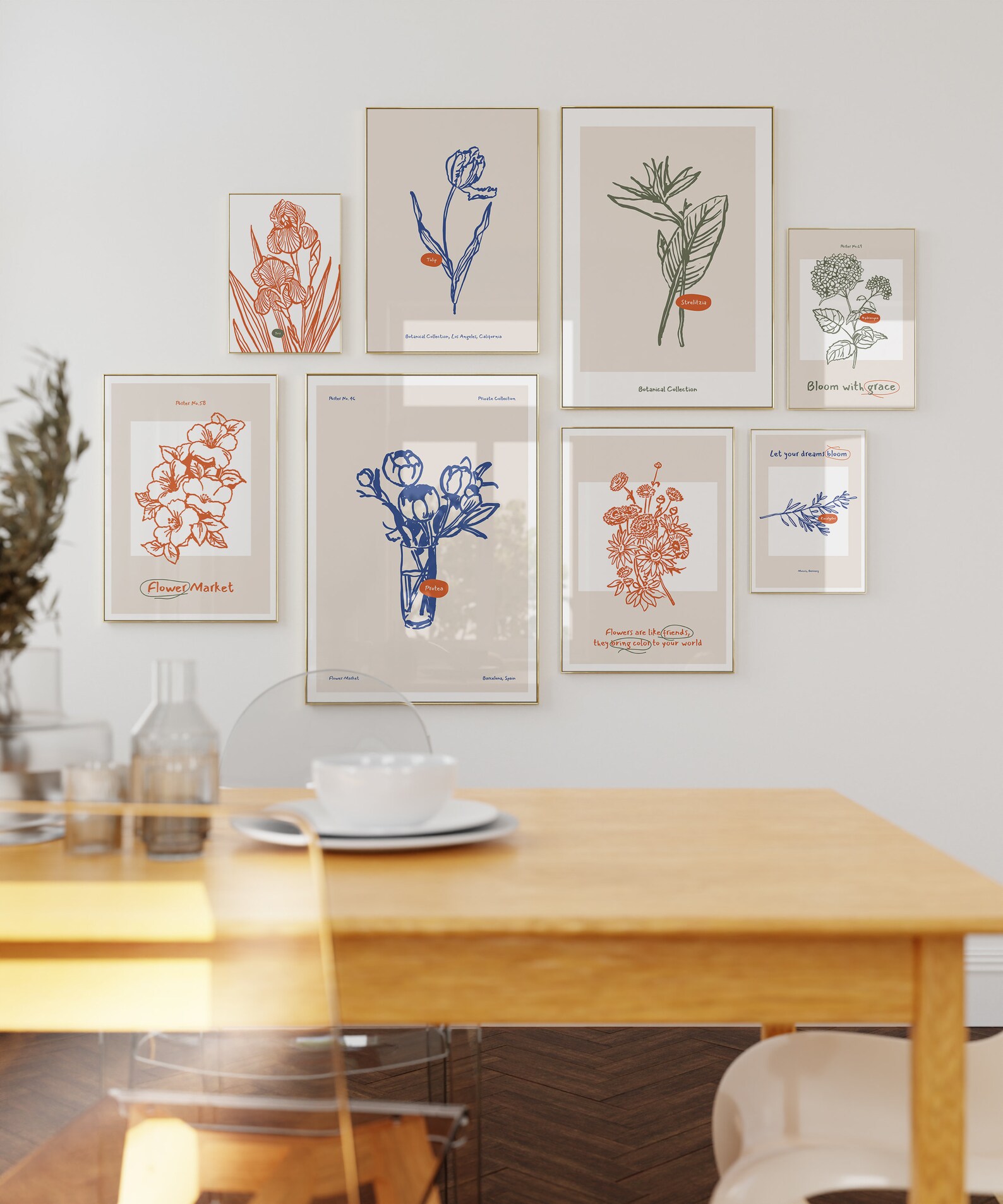 Flower Print, Flower Poster, Botanical Print, Nature Print, Floral ...