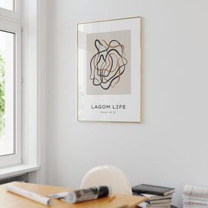 Modern Art Posters, Boho Wall Art, Bohemian Wall Art, Simplicity ...