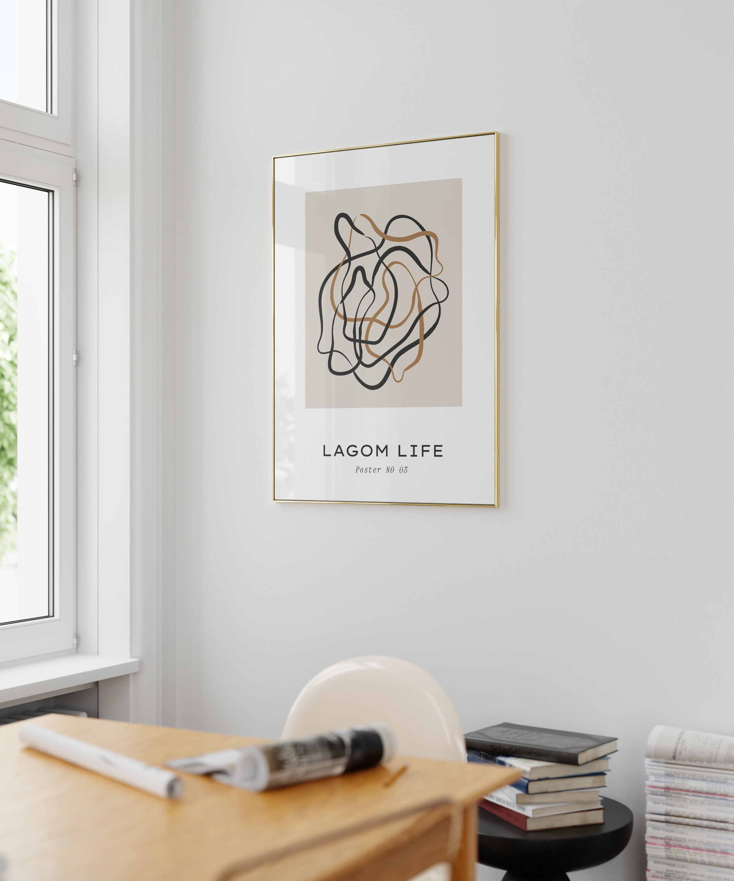 Modern Art Posters, Boho Wall Art, Bohemian Wall Art, Simplicity ...