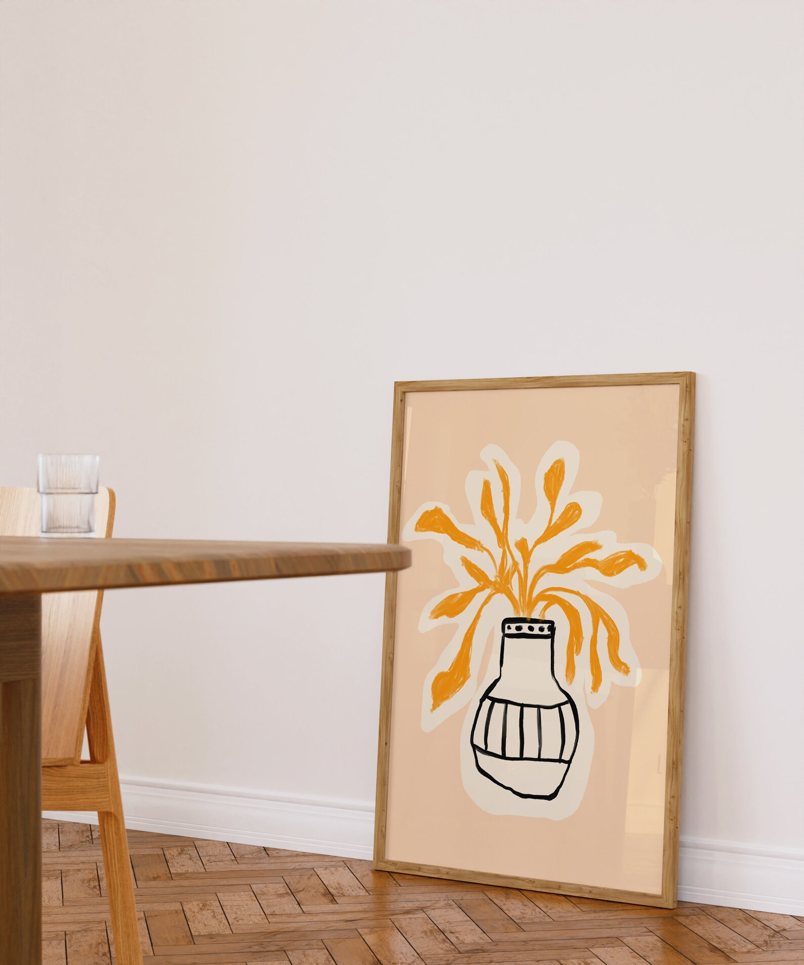 Flower Poster, Abstract Print, Acrylic Poster, Modern Art Posters ...