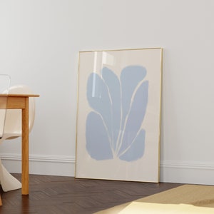 Blue Poster, Abstract Poster, Acrylic Poster, Modern Art Posters ...