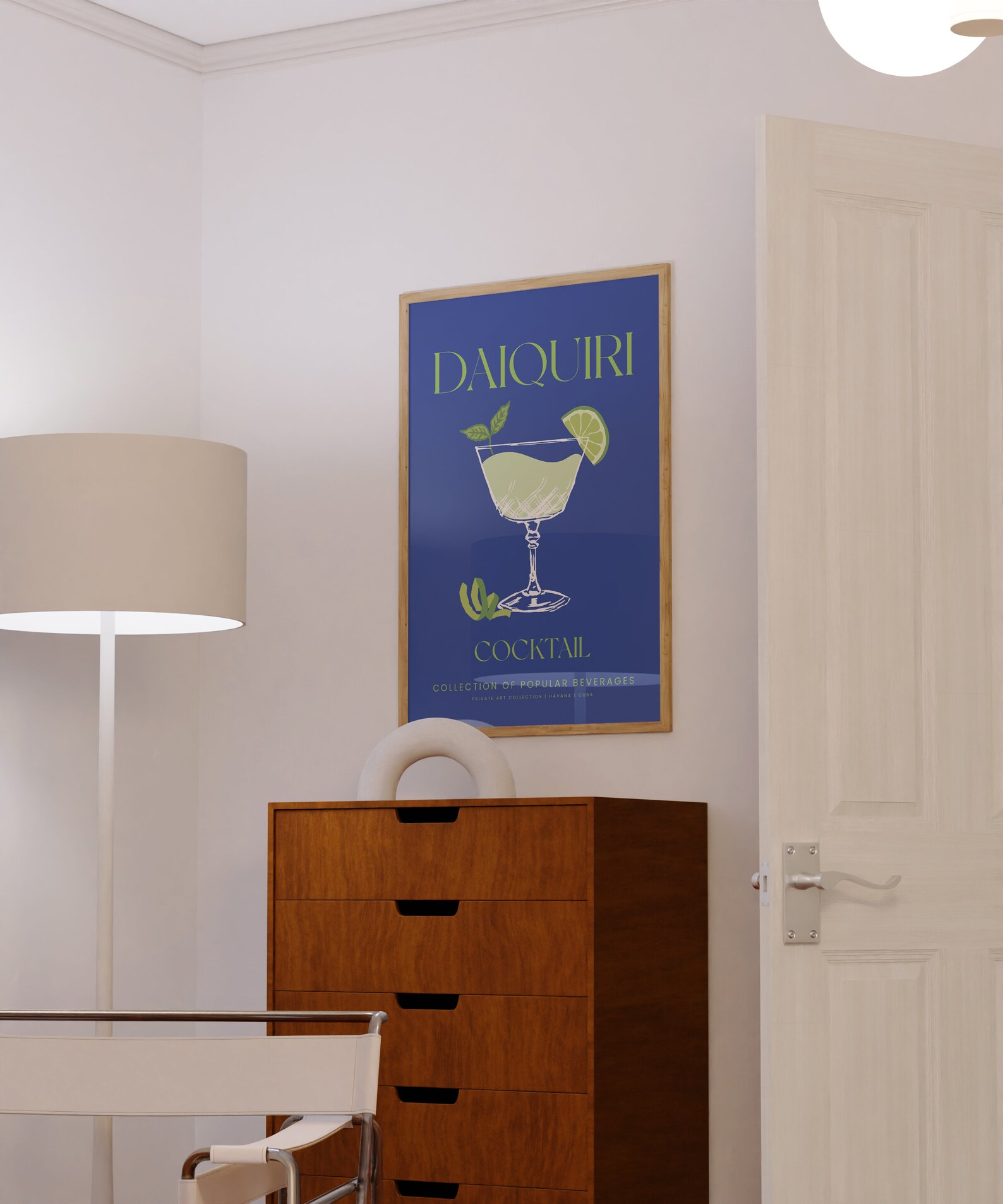 Daiquiri Cocktail Print, Daiquiri Poster, Home Bar Décor, Cocktail ...