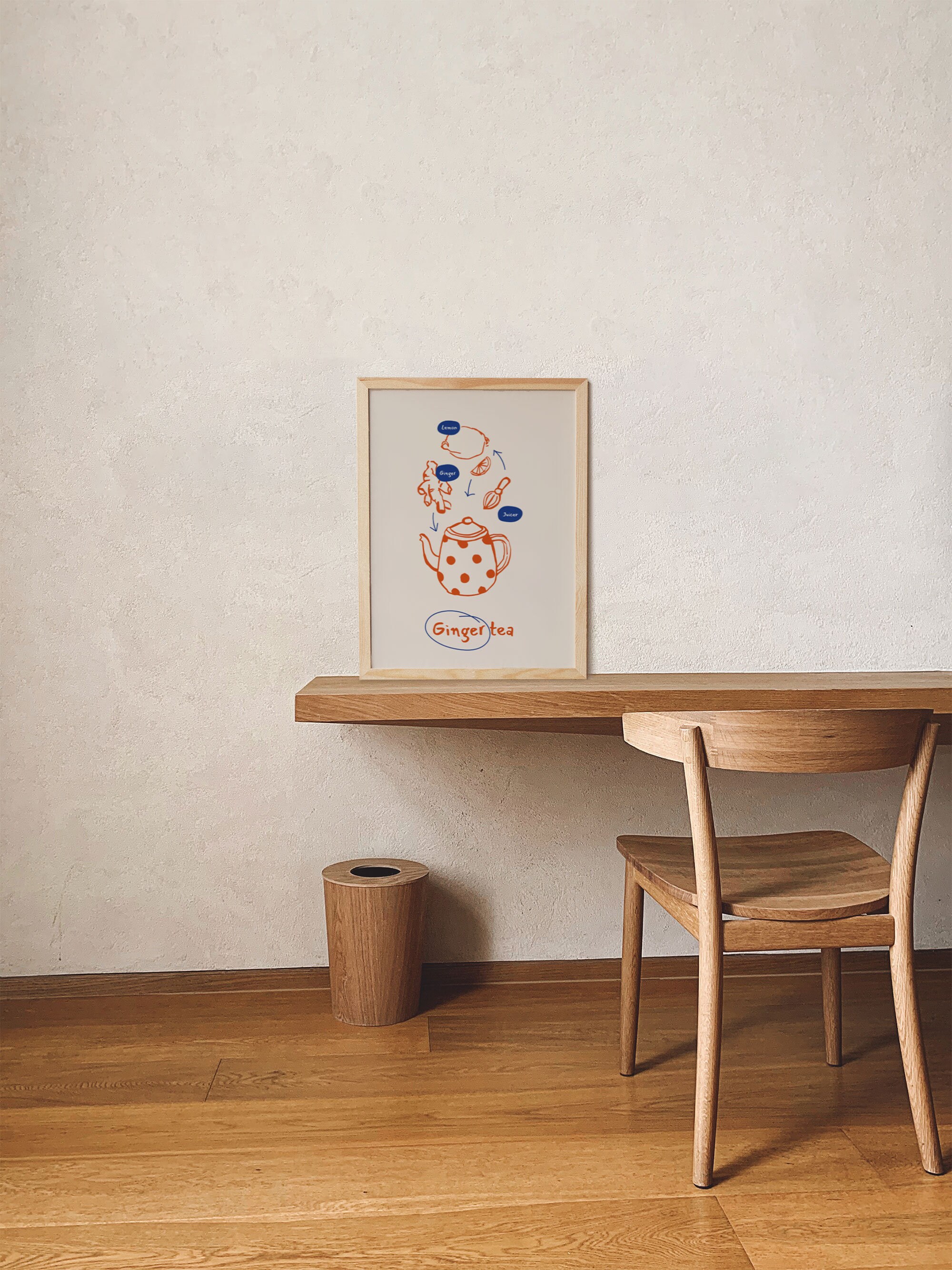 Ginger Tea Poster in the Kitchen Digital Download Wall Art - Etsy