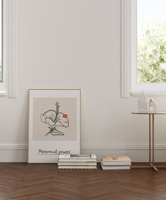 Lily Poster Flower Poster Botanical Print Nature Print - Etsy