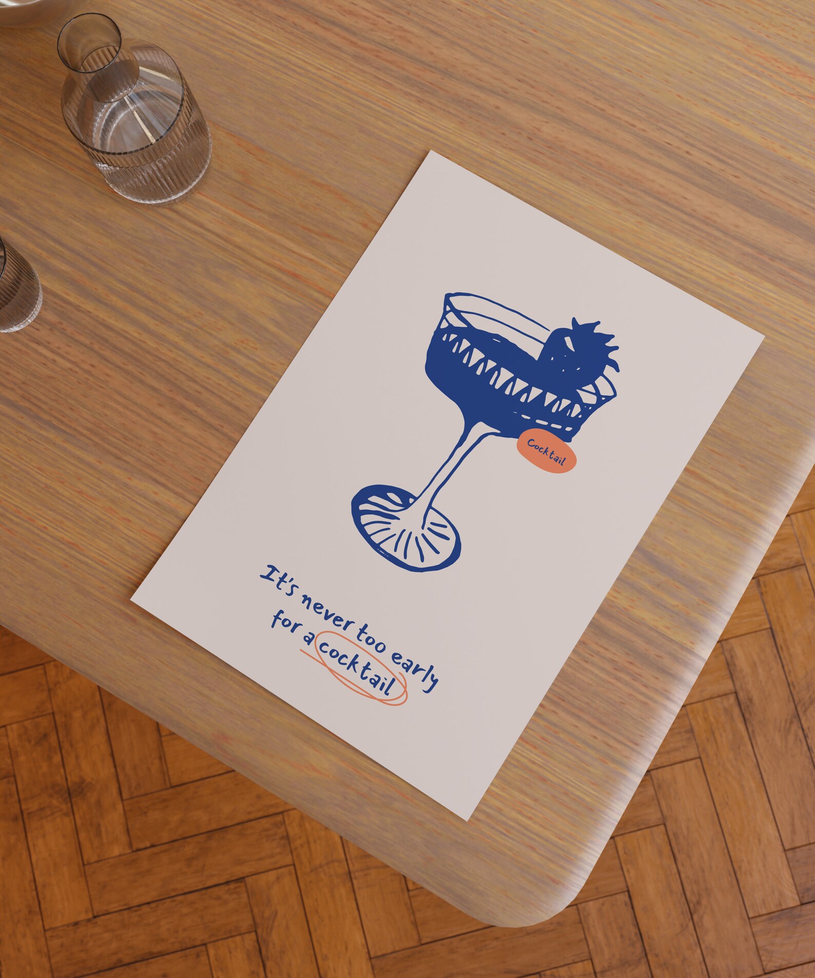 Cocktail Poster in the Home Bar Digital Download Wall Art 67 - Etsy