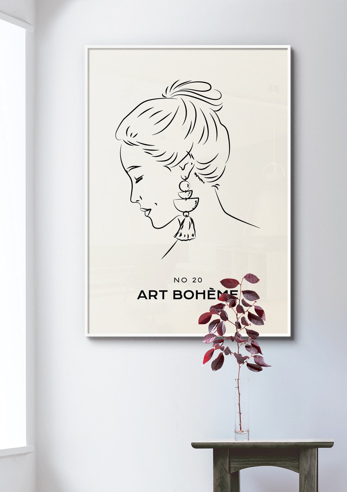 Paris Line Art Prints Posters, Wall Art Decor, Digital Download, French ...