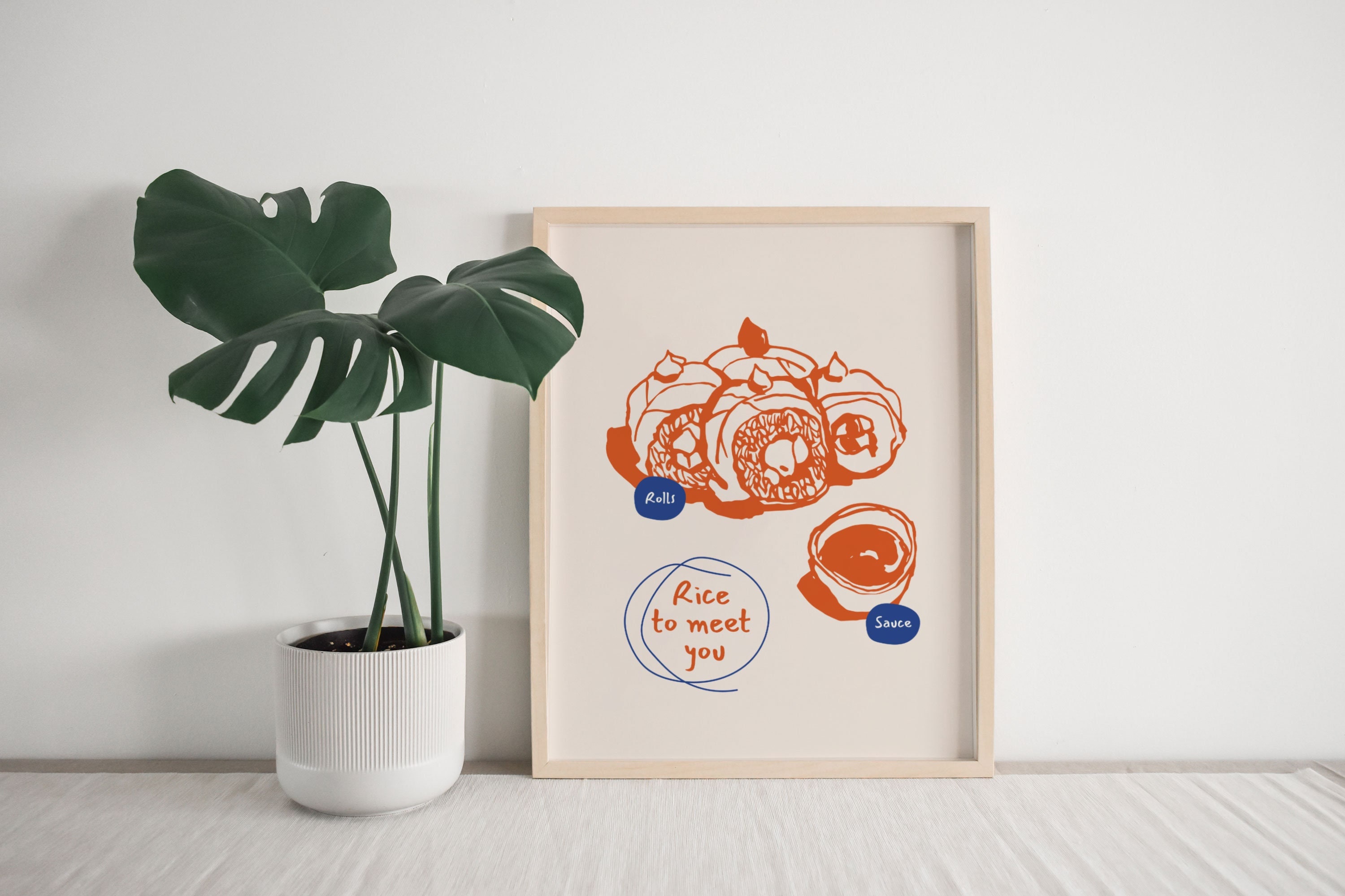 Japanese Food Poster in the Kitchen, Digital Download Wall Art 53 - Etsy