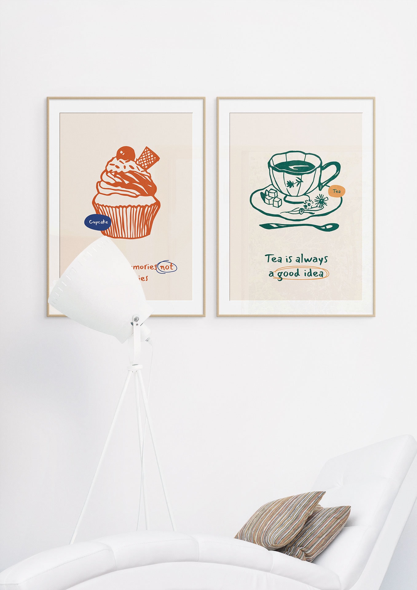 Cafe Tea Poster in the Kitchen, Wall Art Decor 48 - Etsy