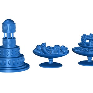 3D Print - Banquet Food Desserts/puddings/cakes/fruit/pies STL File - Etsy