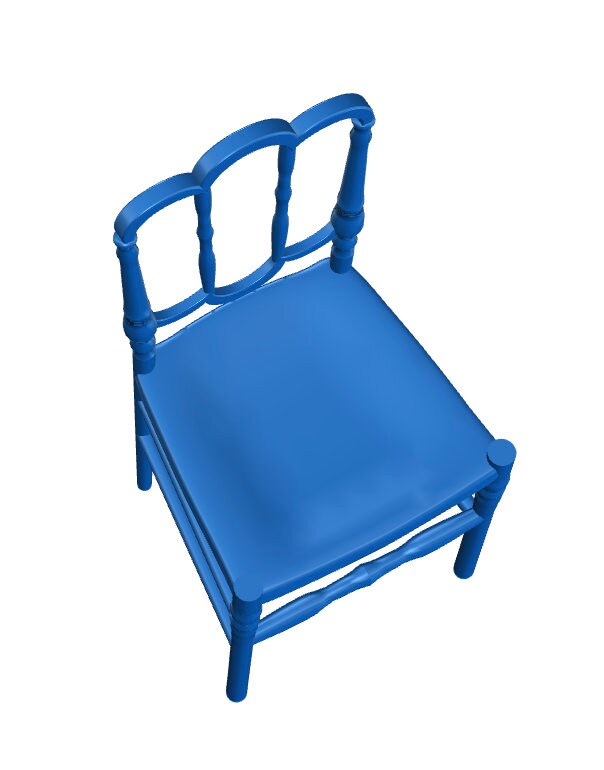3D Print - Decorative Dining Chair STL File - Etsy
