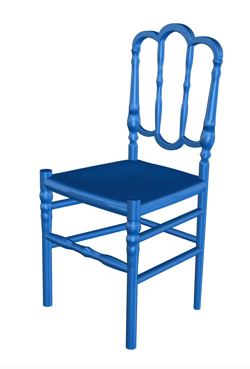 3D Print - Decorative Dining Chair STL File - Etsy