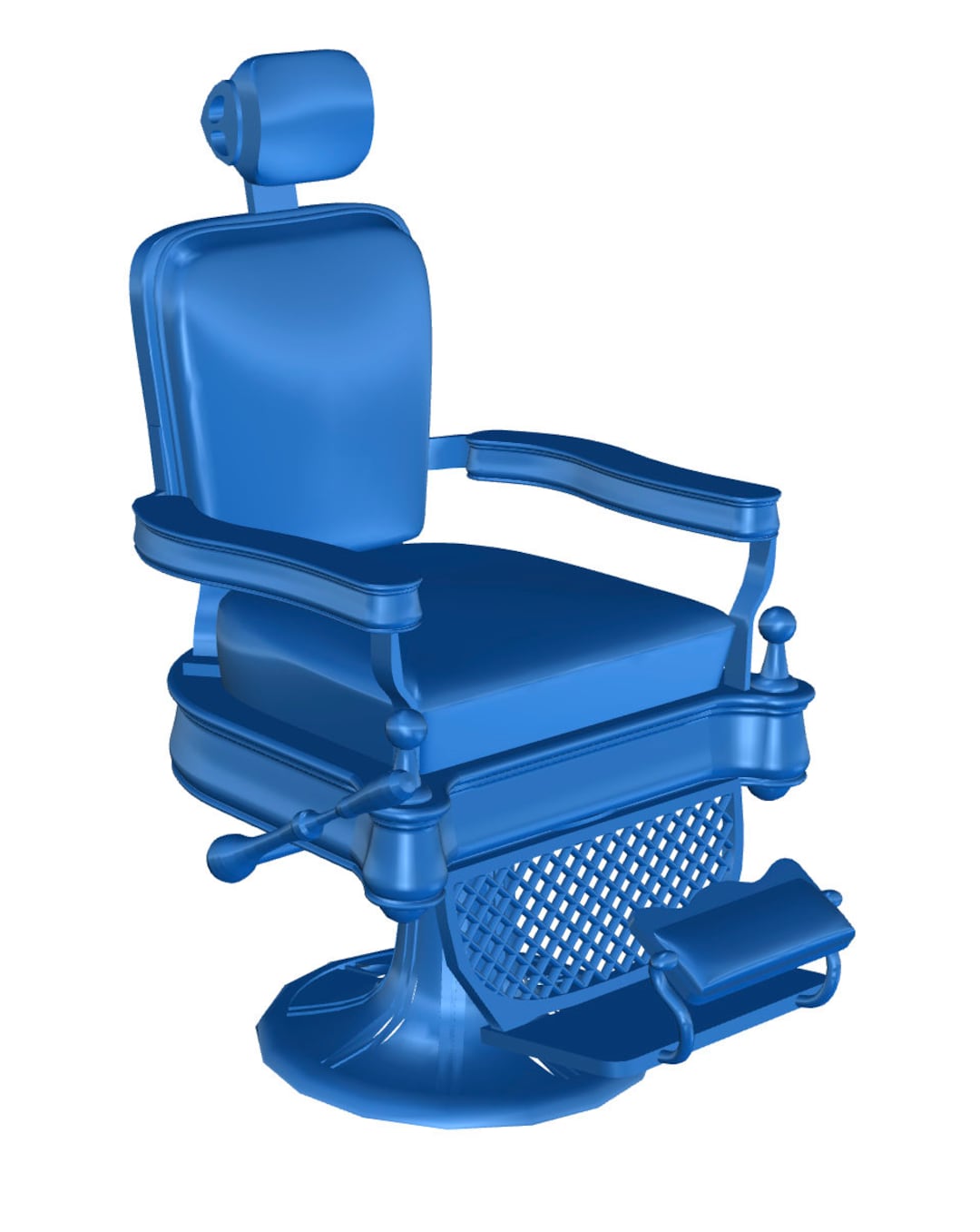 3D Print - Barbers Chair STL File - Etsy