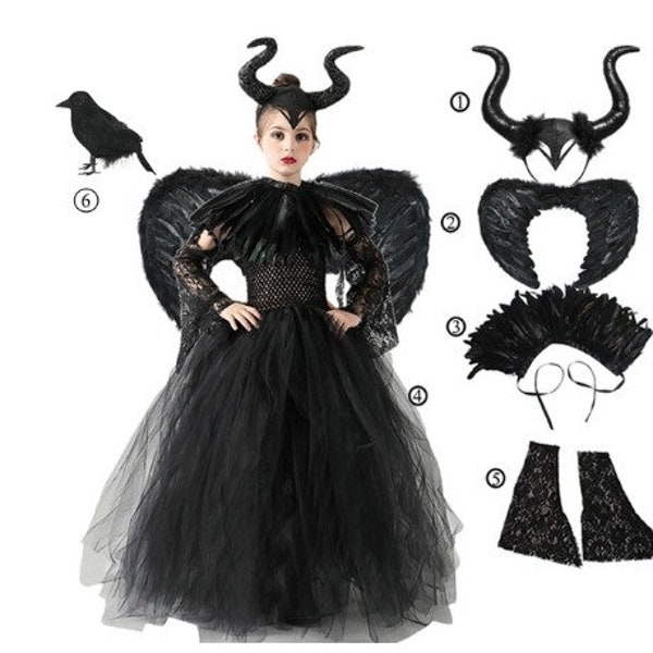 Maleficent Costume - Etsy