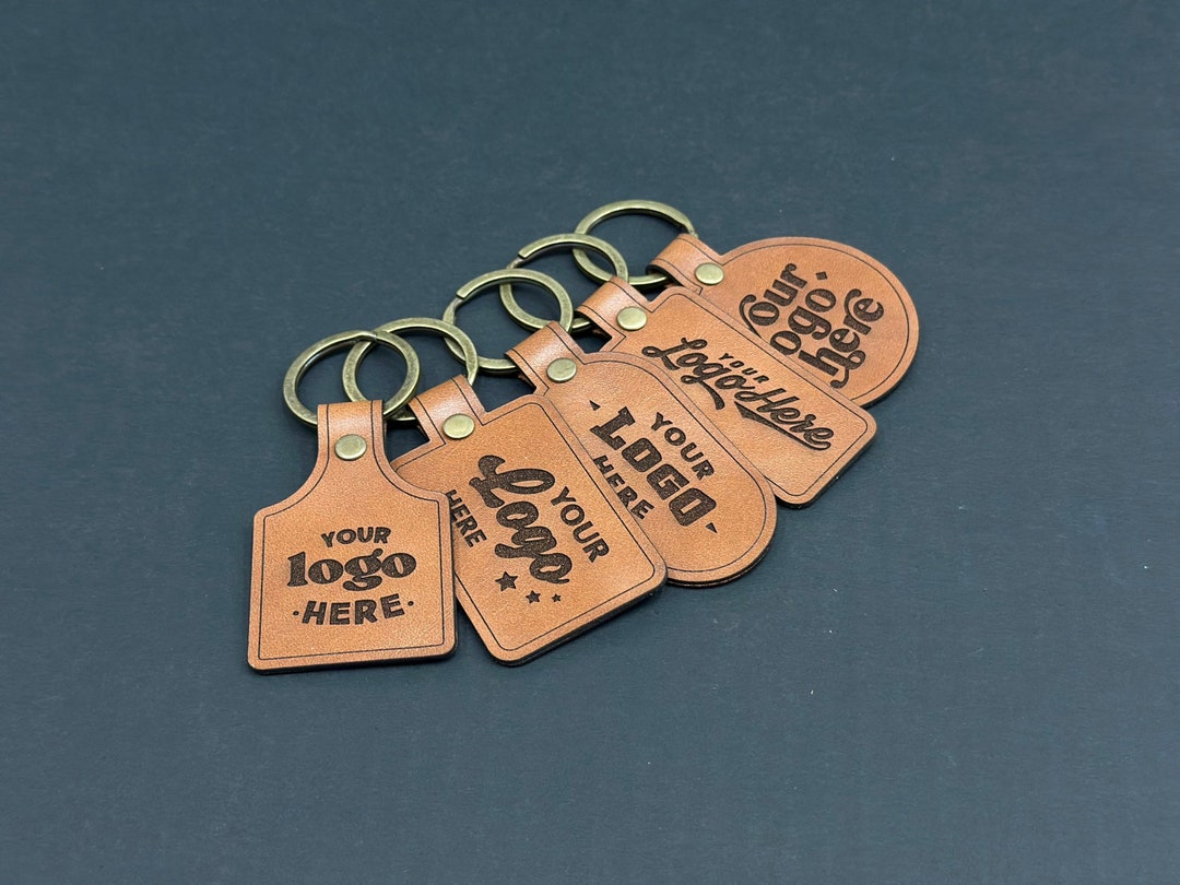 Personalized Leather Keychain Custom Leather Keychain With - Etsy