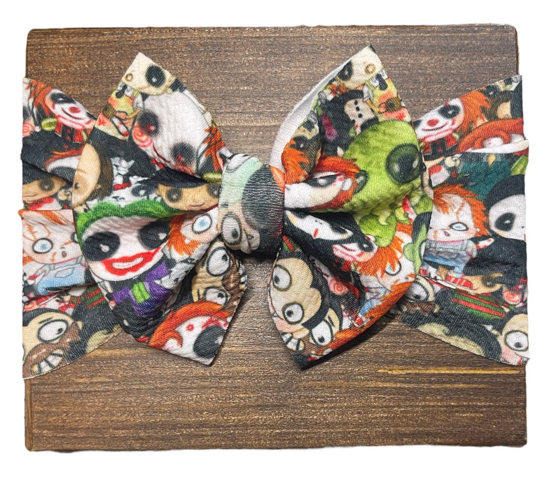 Horror Movie Cartoon Overload Monster Mash up Baby Child Texture Knit ...