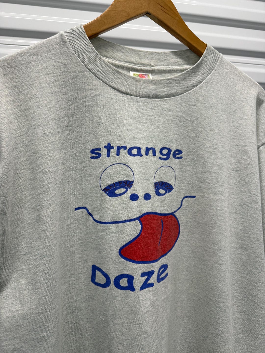 Vintage 90s Strange Daze Psychedelic Drug Stoner Style Tee Made in USA ...