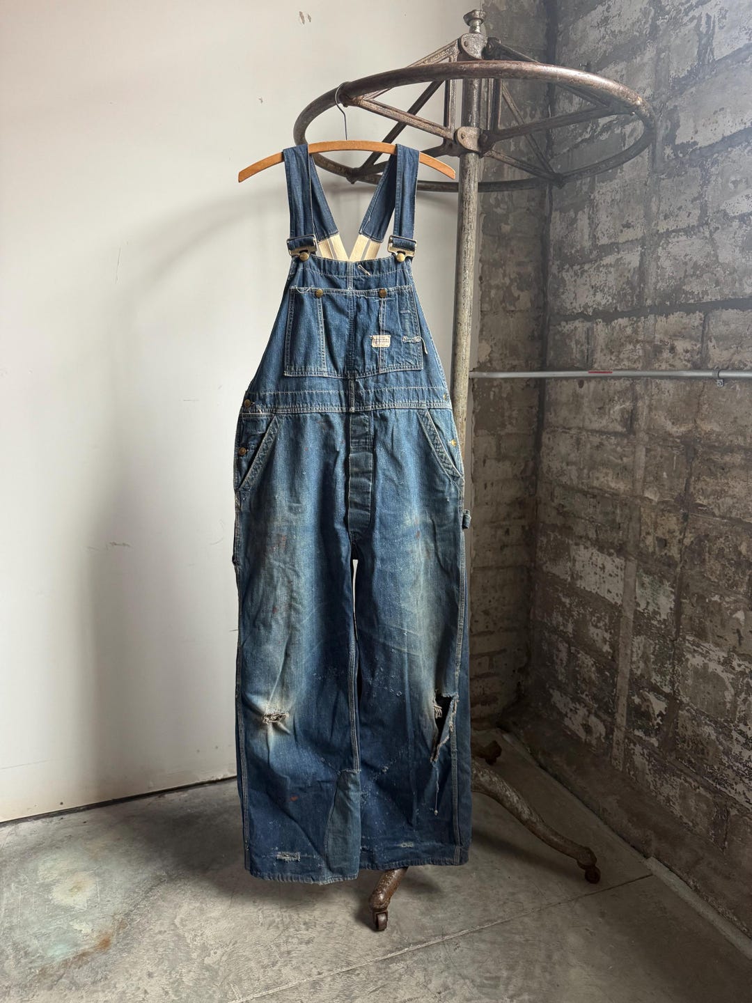 1940’s WW2 Era Hercules Union Made Denim Lowback Overalls ~ American ...