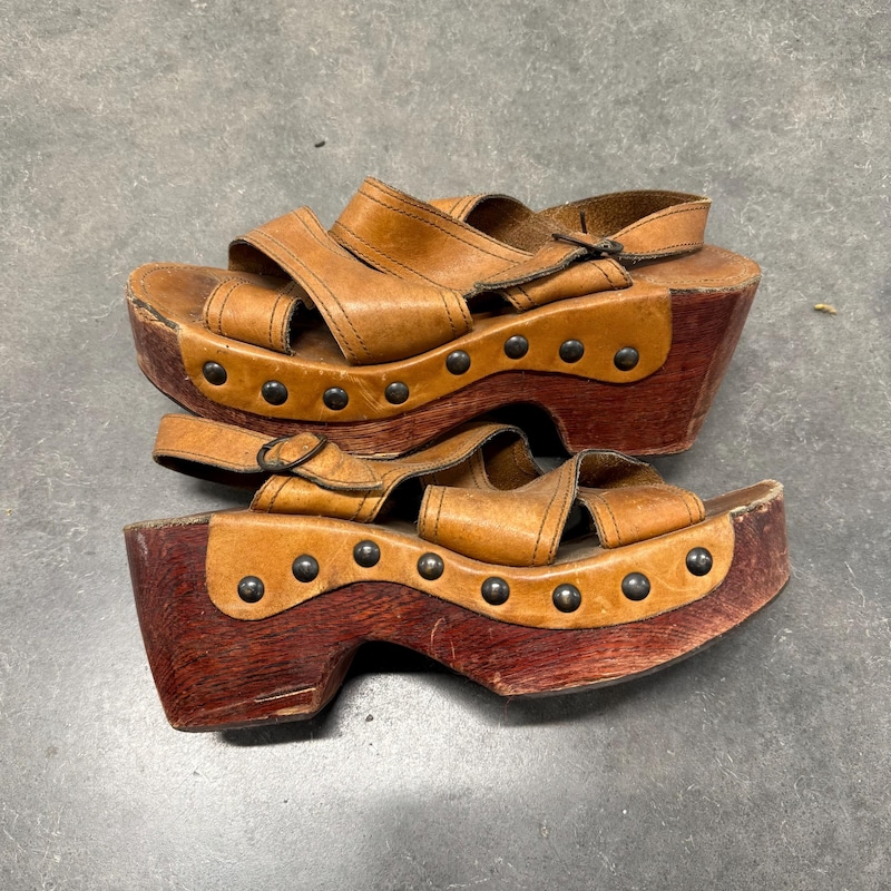 Wood Clogs 70s - Etsy
