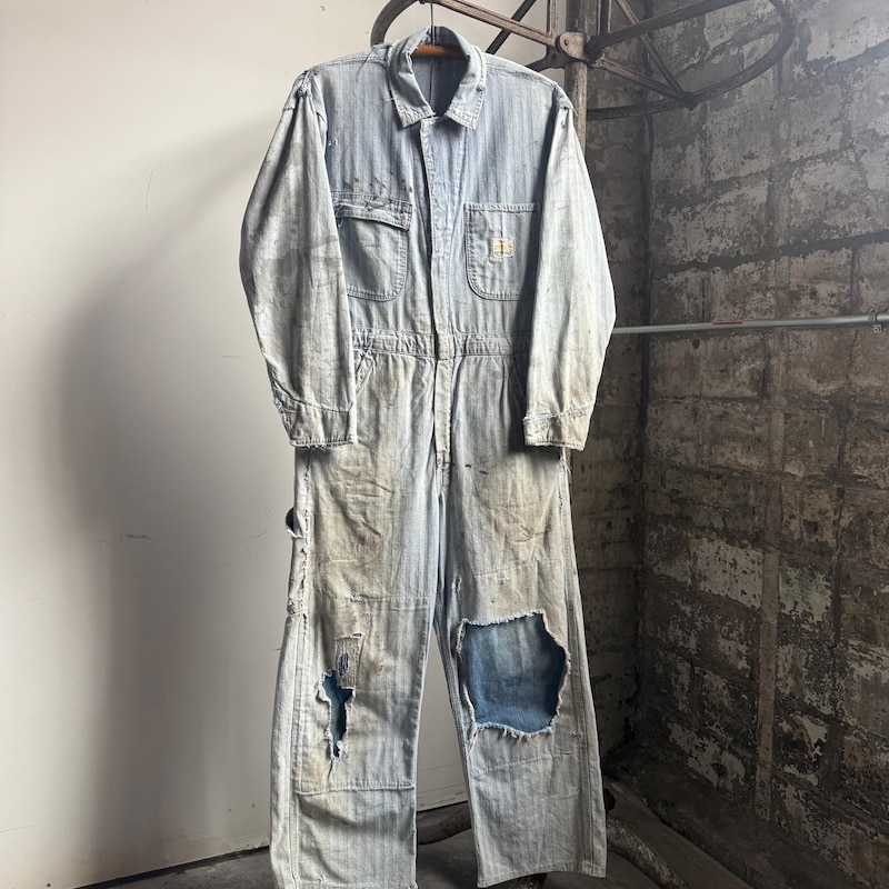 Distressed Repaired Denim - Etsy