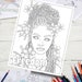 Freedom Coloring Page Black Girl Coloring Page Printable Coloring Page ...
