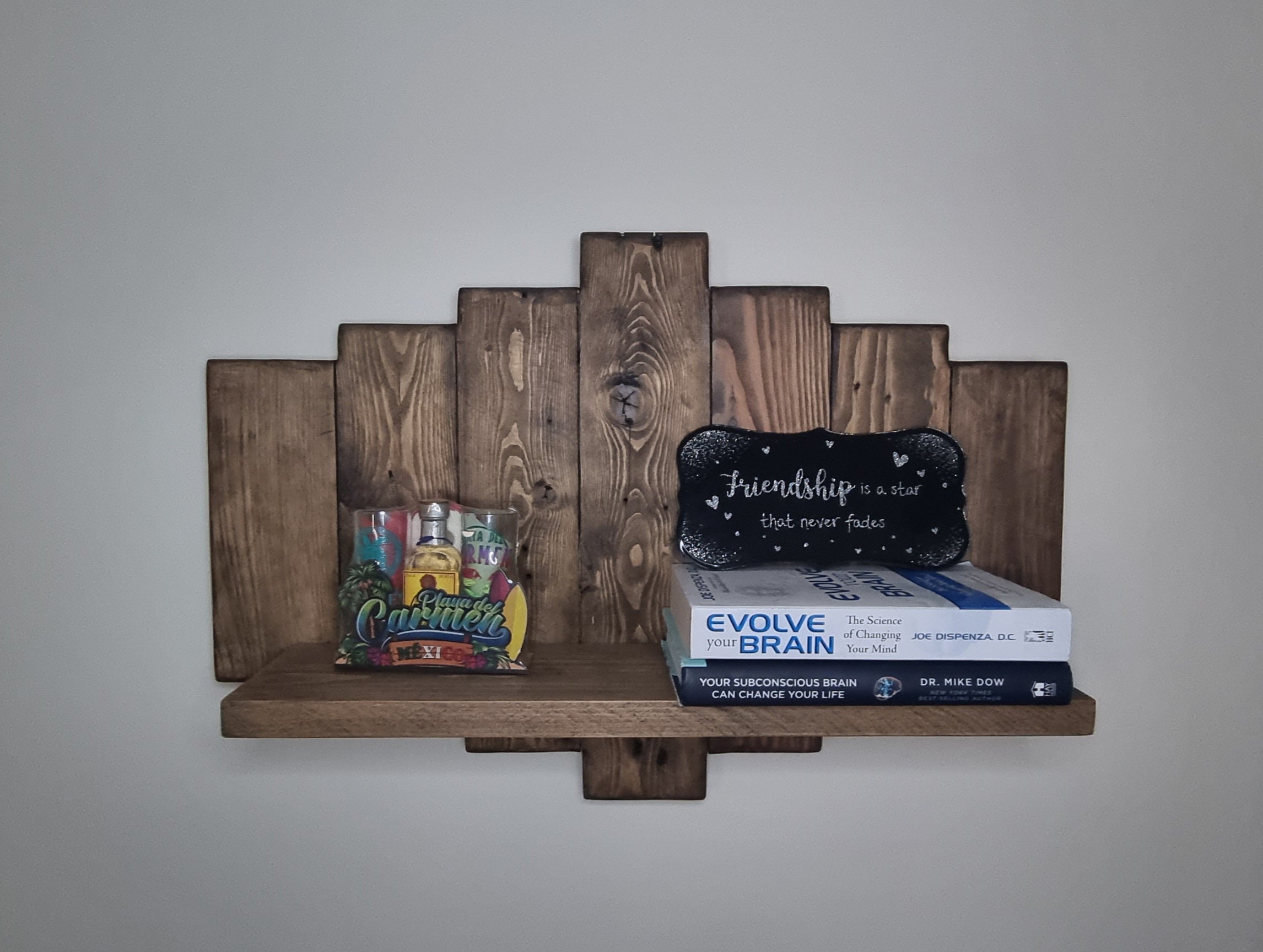 Rustic Reclaimed Wood Floating Shelf / Pallet Wall Shelf / - Etsy