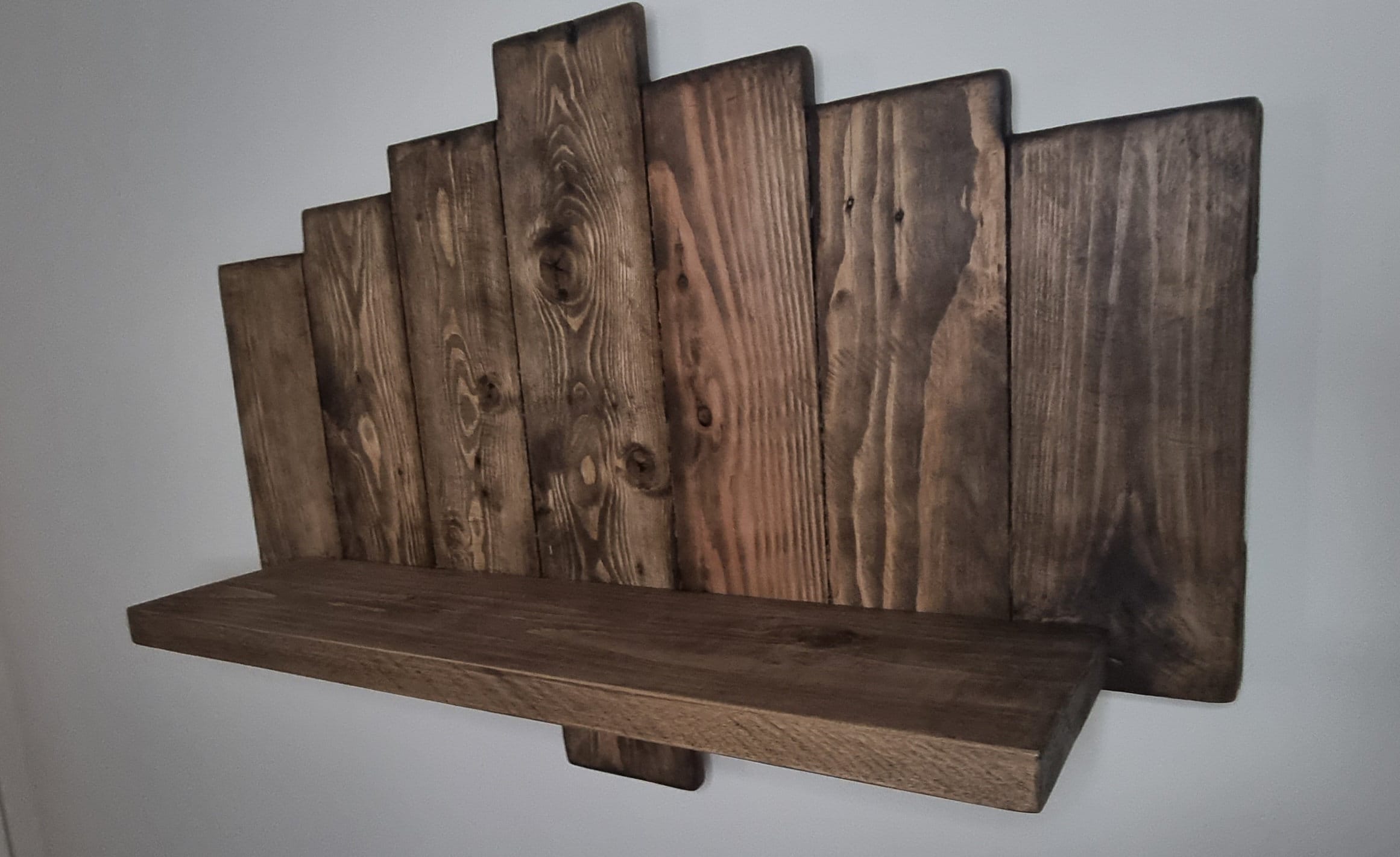 Rustic Reclaimed Wood Floating Shelf / Pallet Wall Shelf / - Etsy
