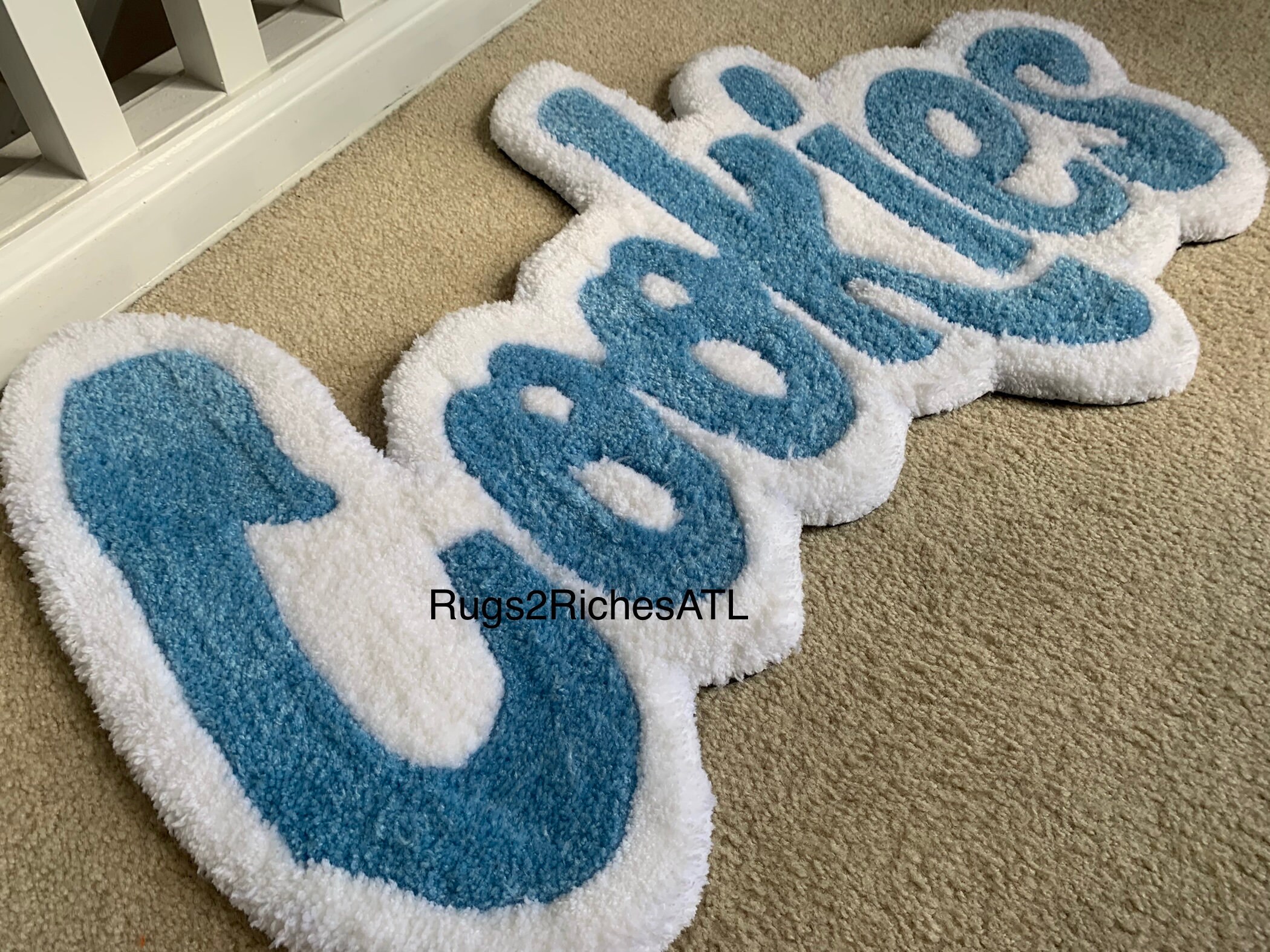 Cookies Inspired Rug Piece for Wall or Floor white - Etsy