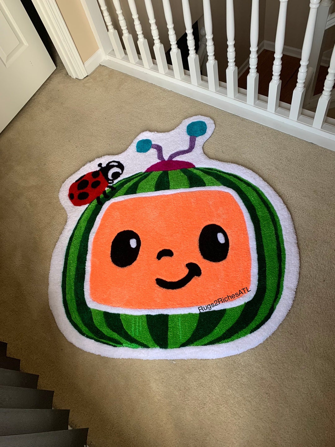 Cocomelon Kids Room Rug 4'x4' - Etsy