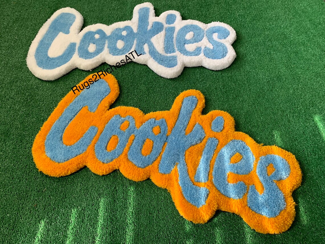 Cookies Inspired Rug Piece for Wall or Floor white - Etsy