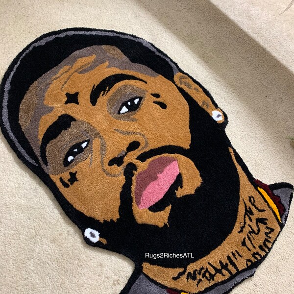 Custom Portrait Tuft Rug - Etsy