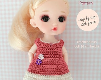Bjd Crochet Dress - Etsy