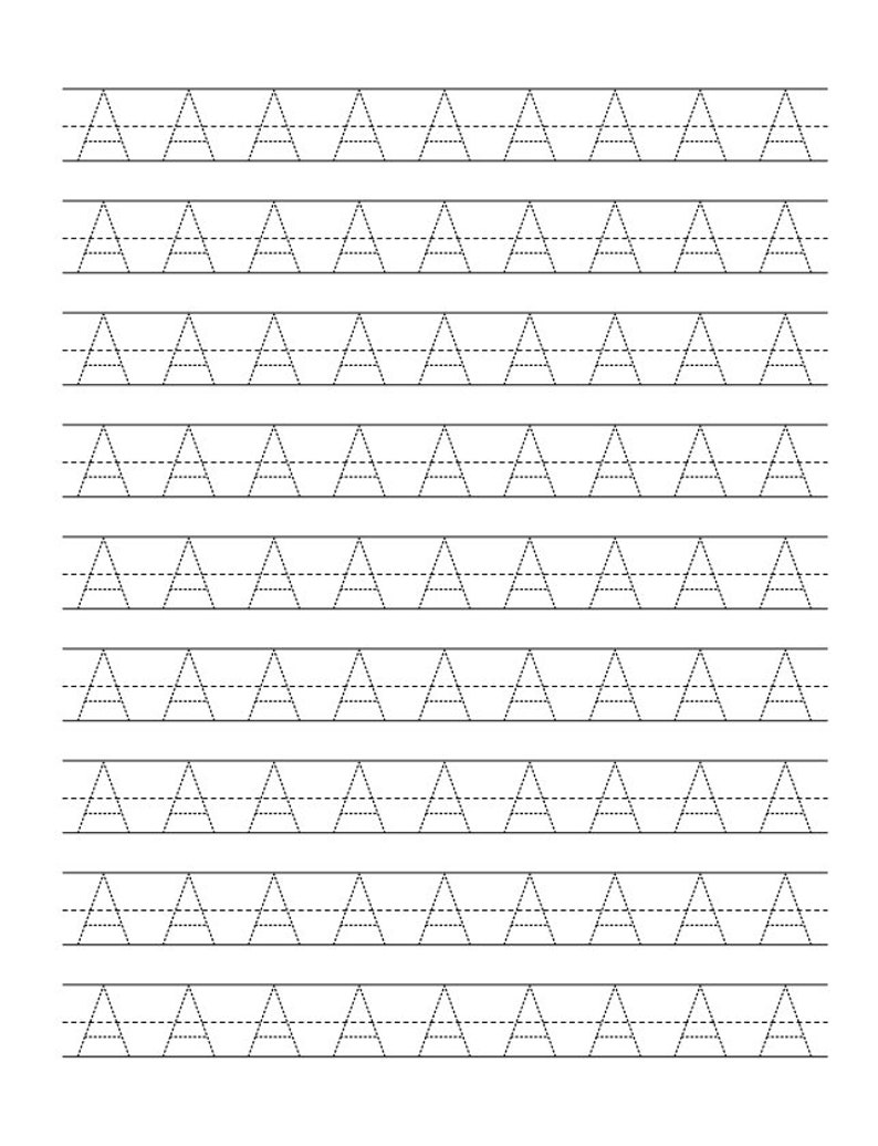 79 Printable Fruit & Veggies Alphabet Handwriting Worksheets. Preschool ...