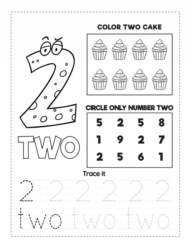 41 Printable Number Tracing Worksheets. Numbers 1-20. Pre-k - Etsy
