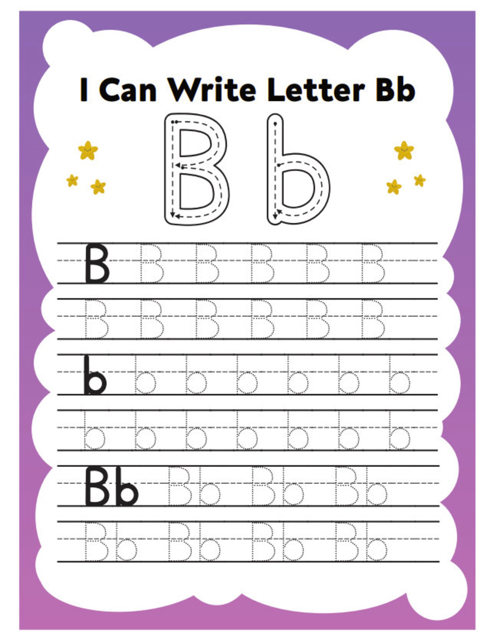 42 Printable Alphabet & Number Tracing Worksheets. Preschool-kdg - Etsy